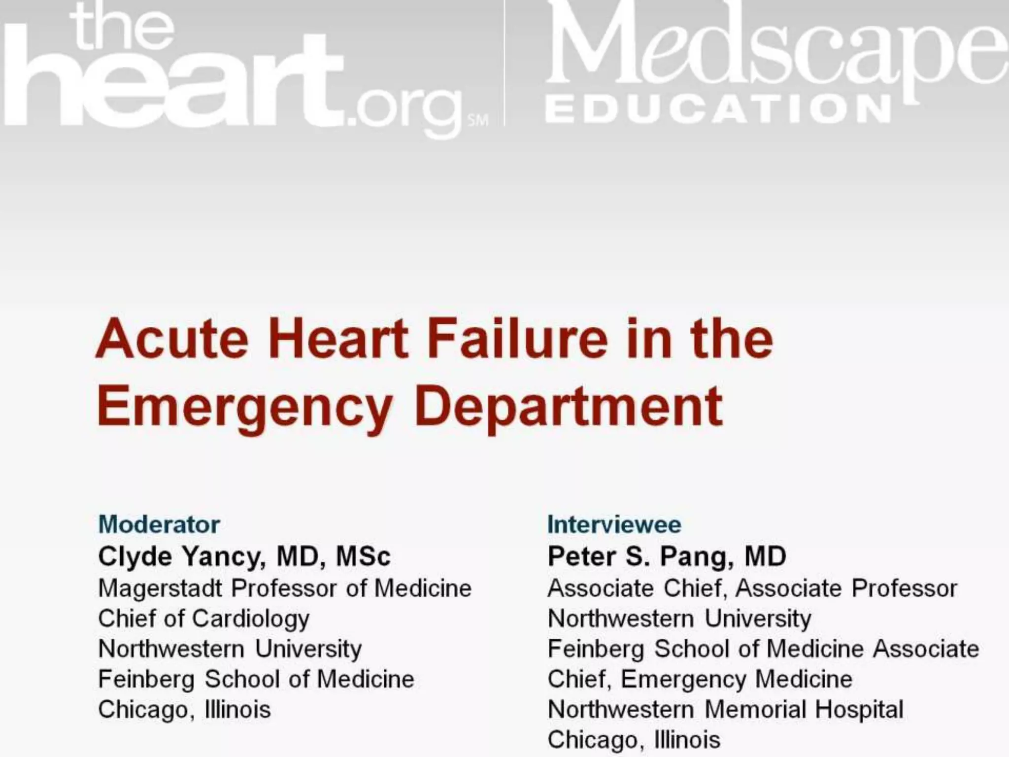 Acute Heart Failure Current Perspectives | PPTX