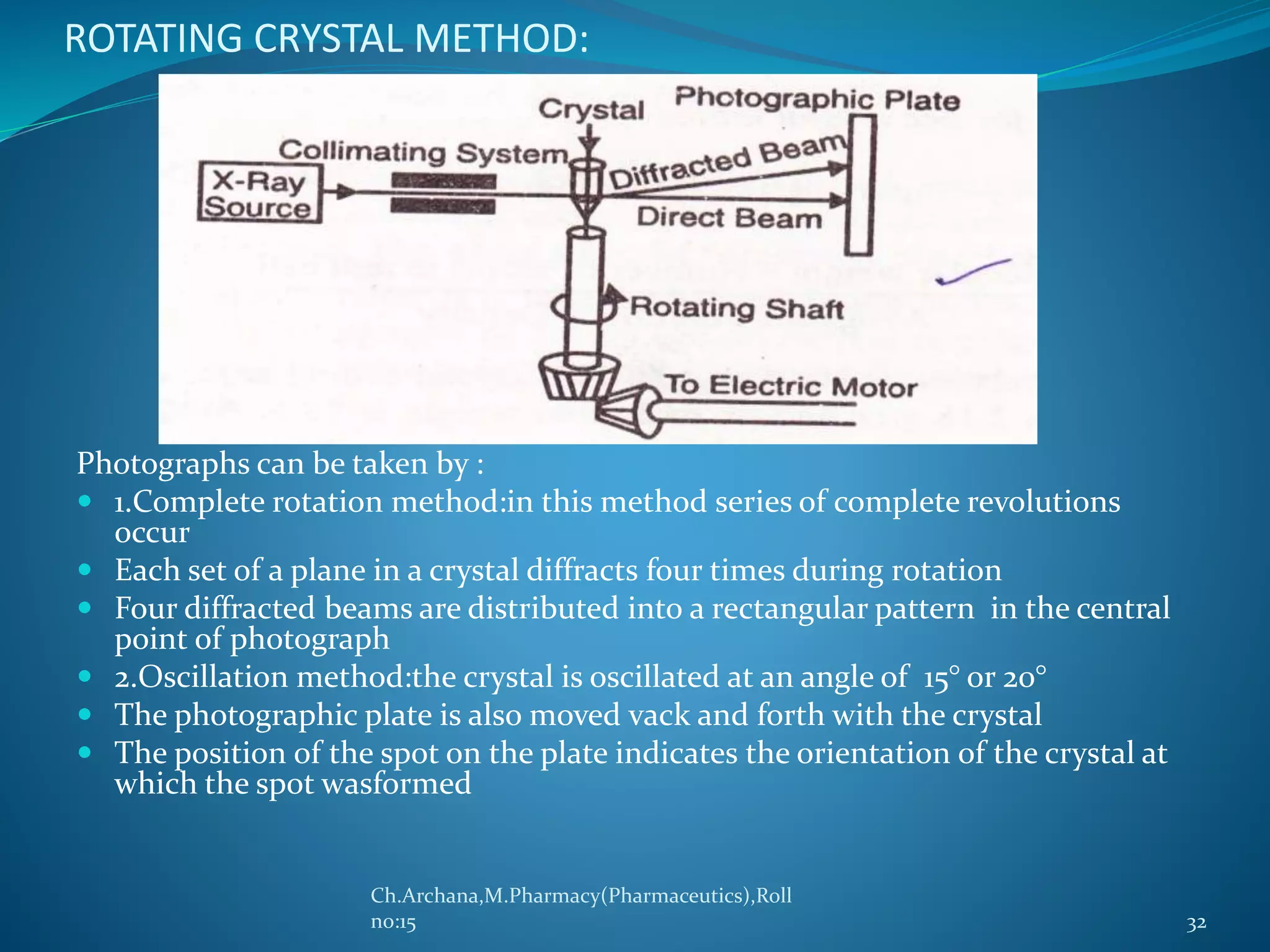 81347482 x-ray-diffraction-technique | PPTX