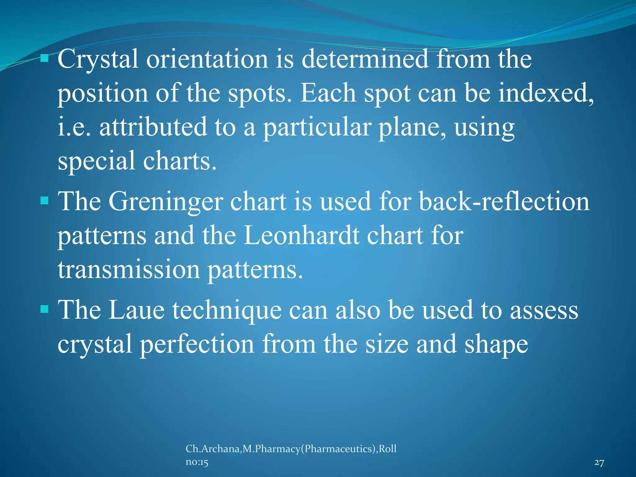 x-ray-diffraction-technique | PPTX
