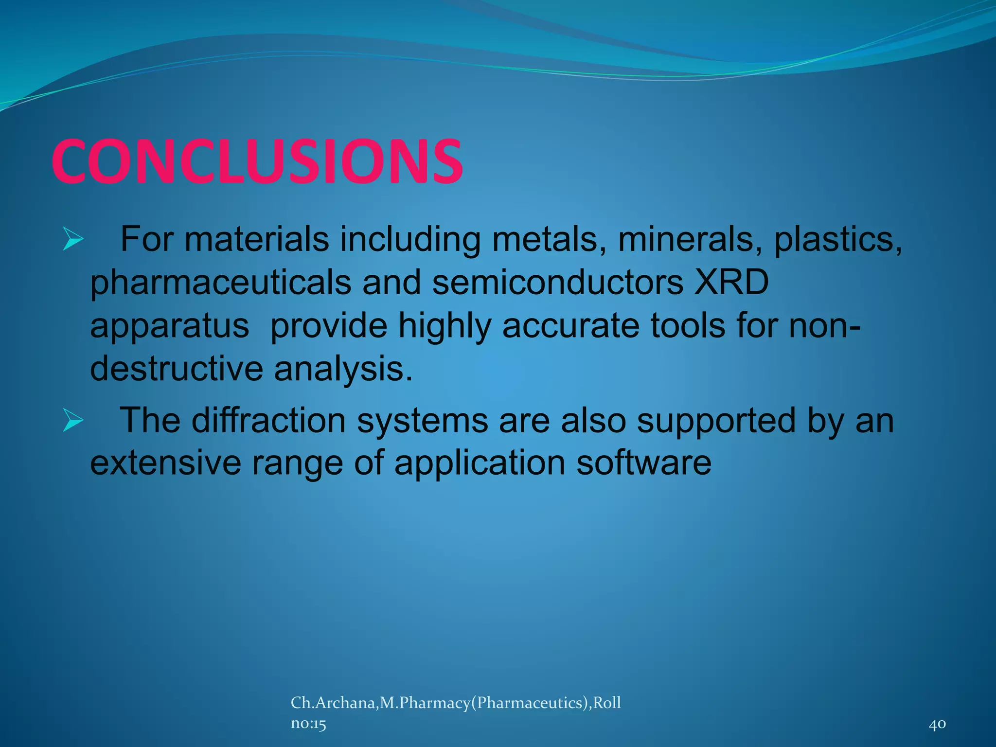 x-ray-diffraction-technique | PPTX