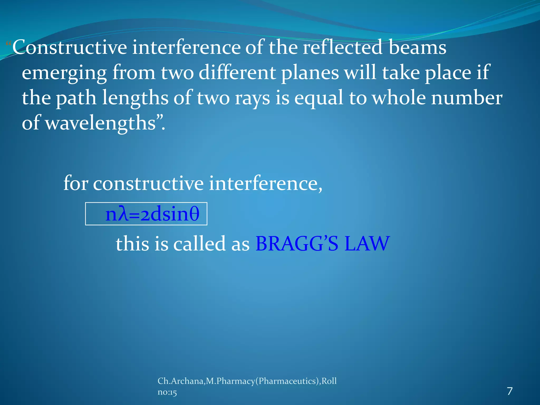 x-ray-diffraction-technique | PPTX