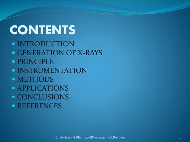 x-ray-diffraction-technique | PPTX