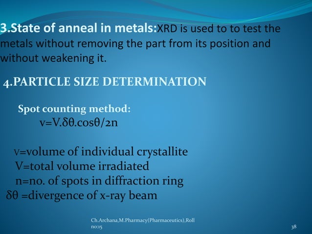 x-ray-diffraction-technique | PPTX