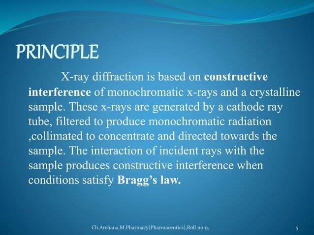 x-ray-diffraction-technique | PPTX