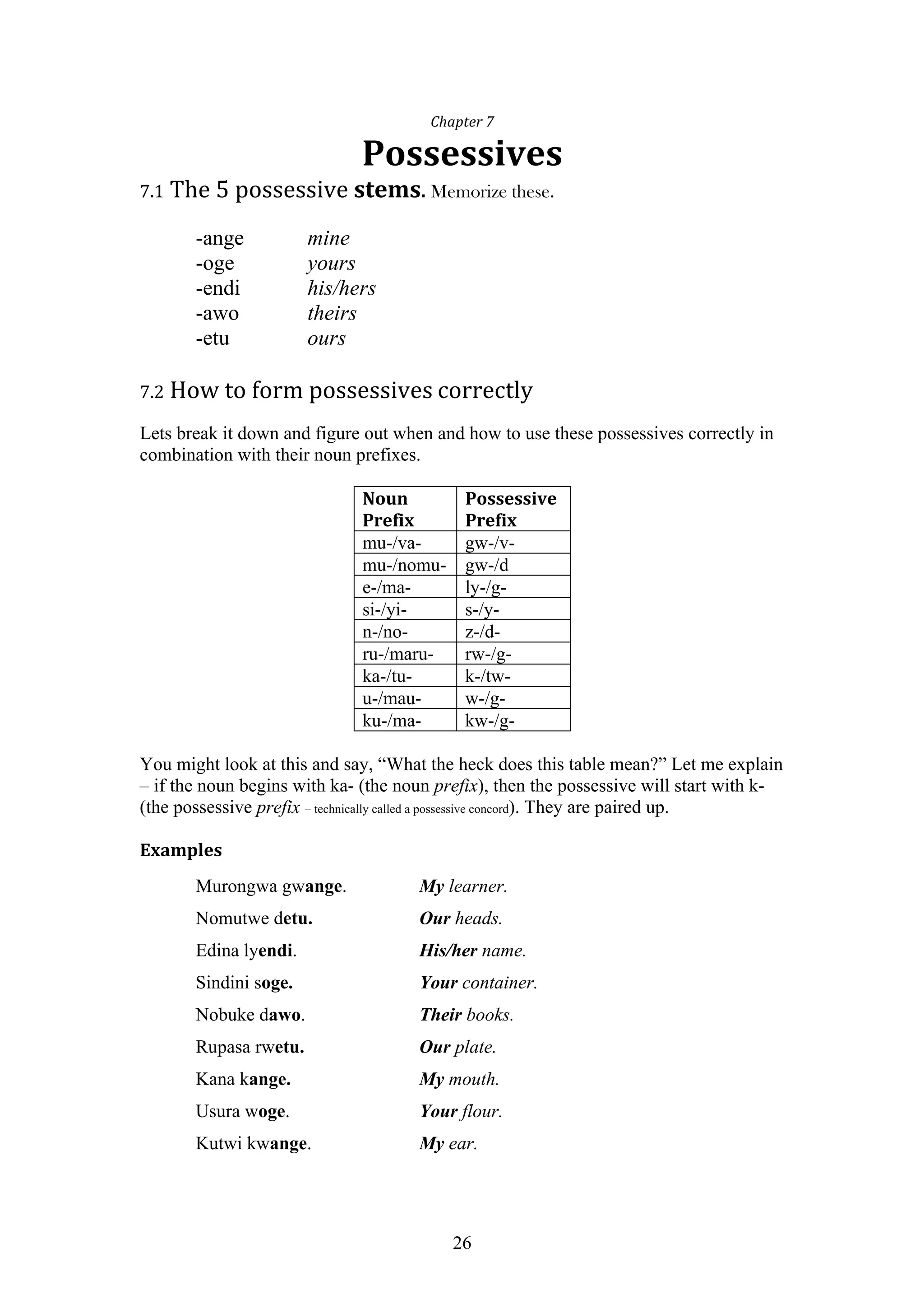 Rukwangali Language Manual | PDF
