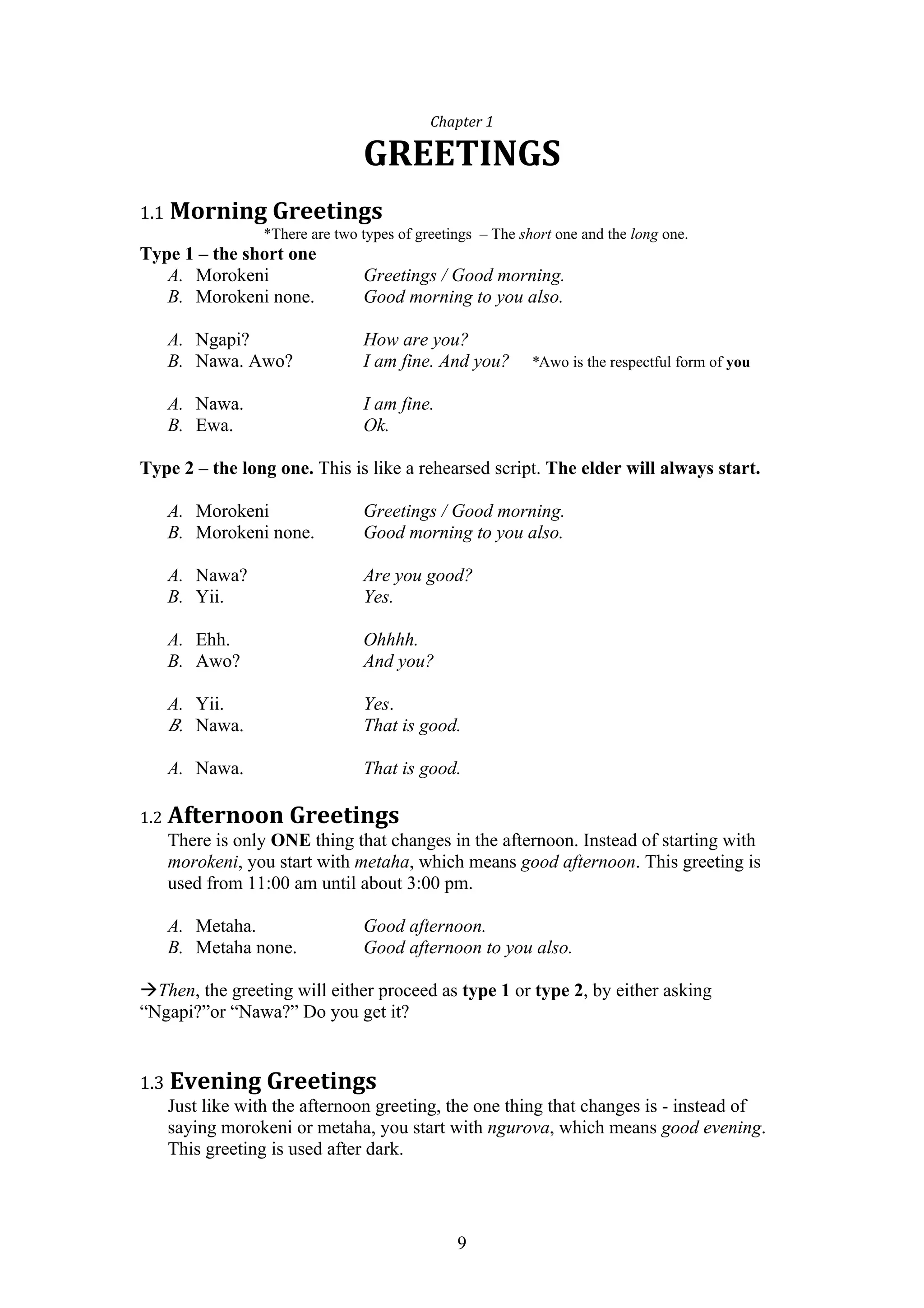 Rukwangali Language Manual | PDF