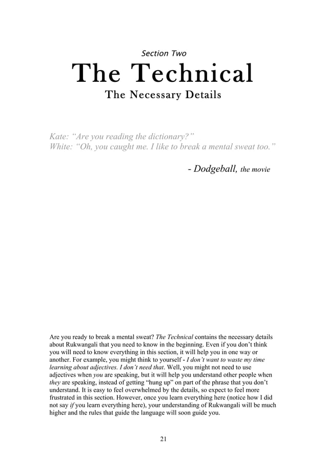 Rukwangali Language Manual | PDF