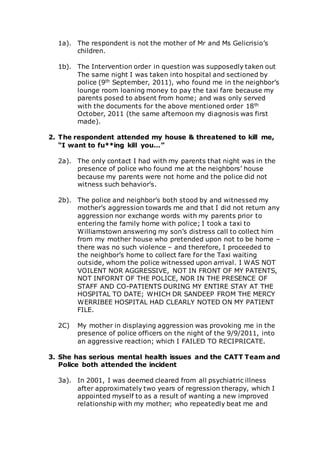 Intervention Order - Response and Adjournment for 10Nov2011 - Letter to ...