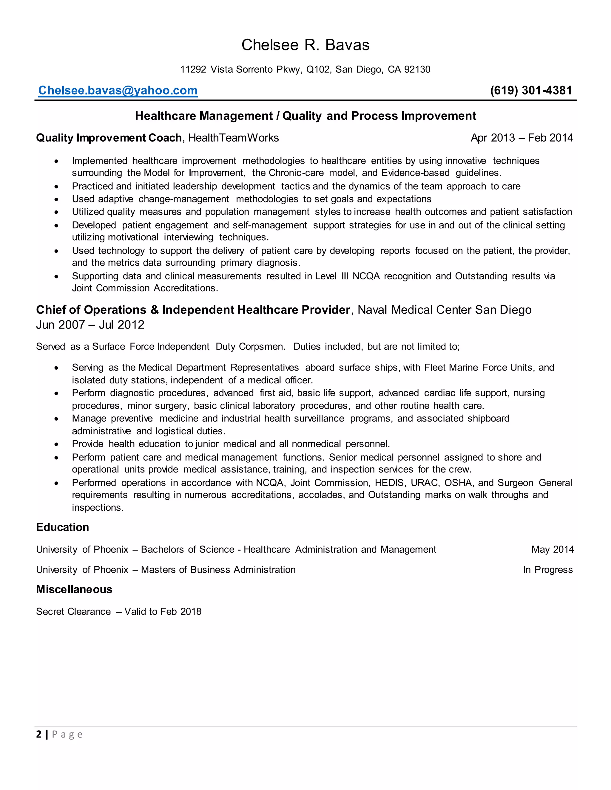 BAVAS Resume_2 | DOCX