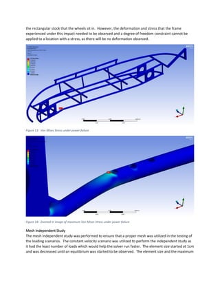 Finite Element Analysis of Mercury III Hyperloop Scale Model Pod Frame | PDF | Physics | Science