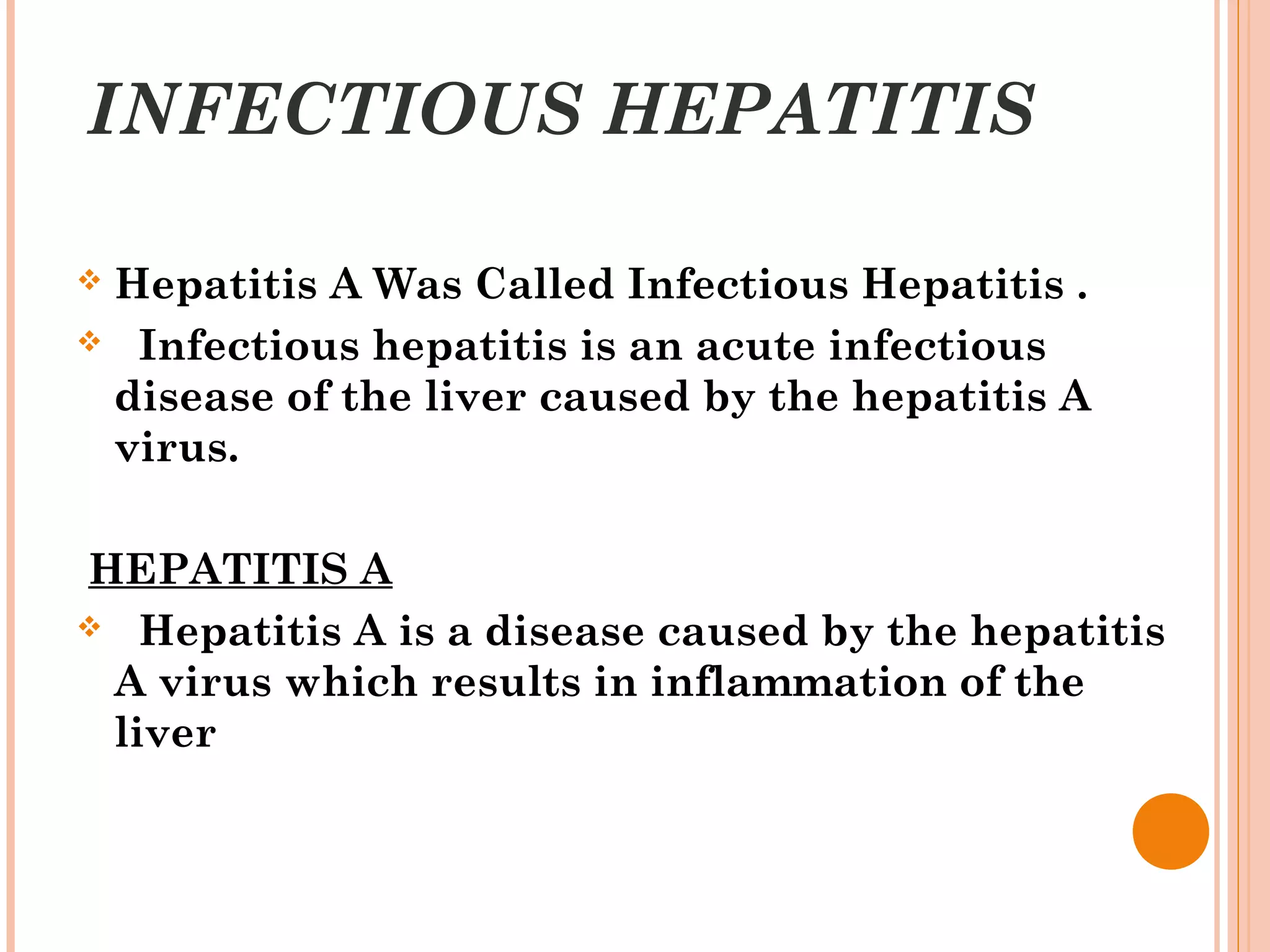 infectious hepatitis | PPT