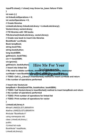 813 LAB Library book sorting Note that only maincpp can .pdf