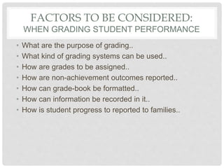 Assessment and Evaluation in education | PPTX