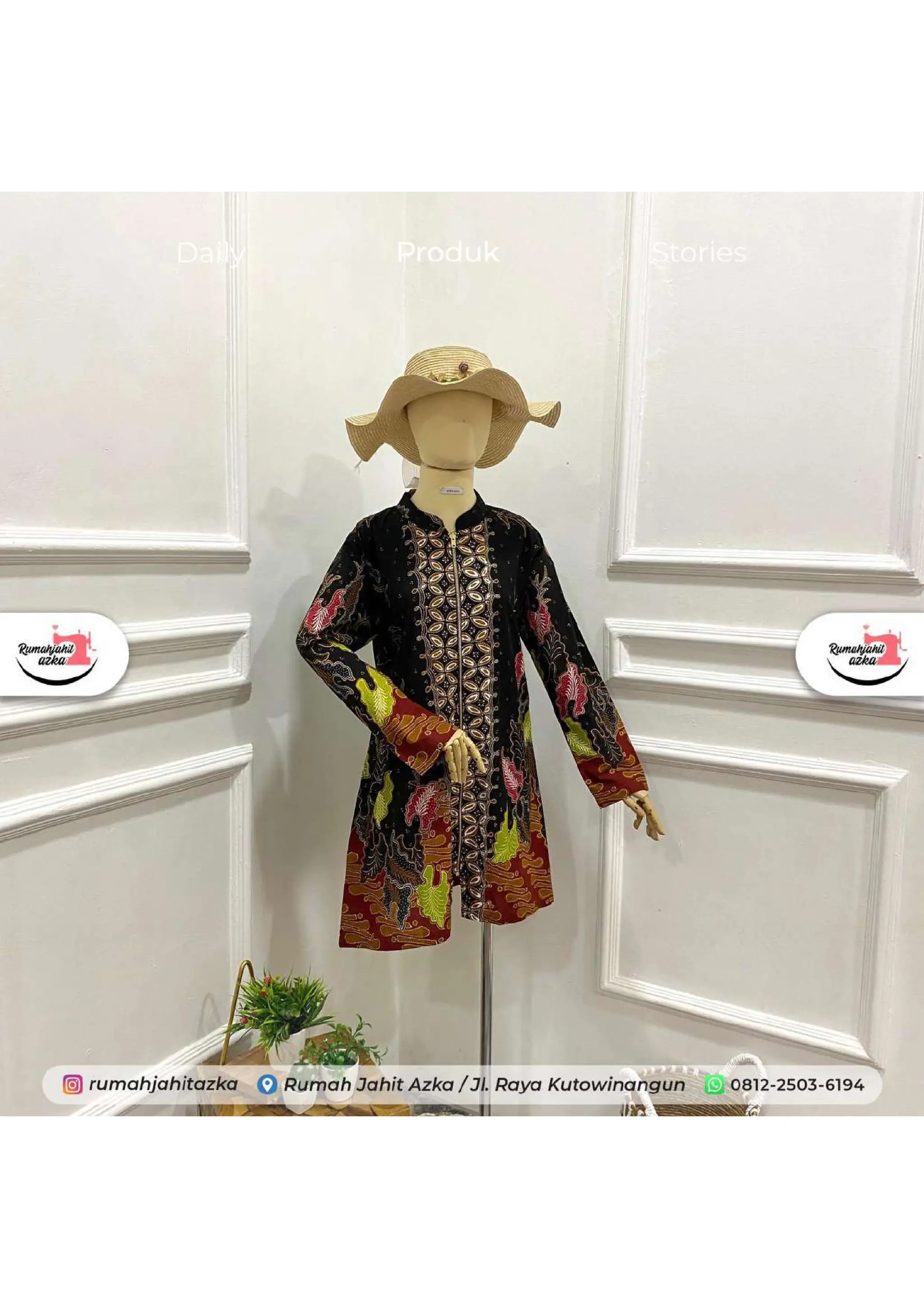 Tunik Batik Model Kekinian Rumah Jahit Azka | PDF