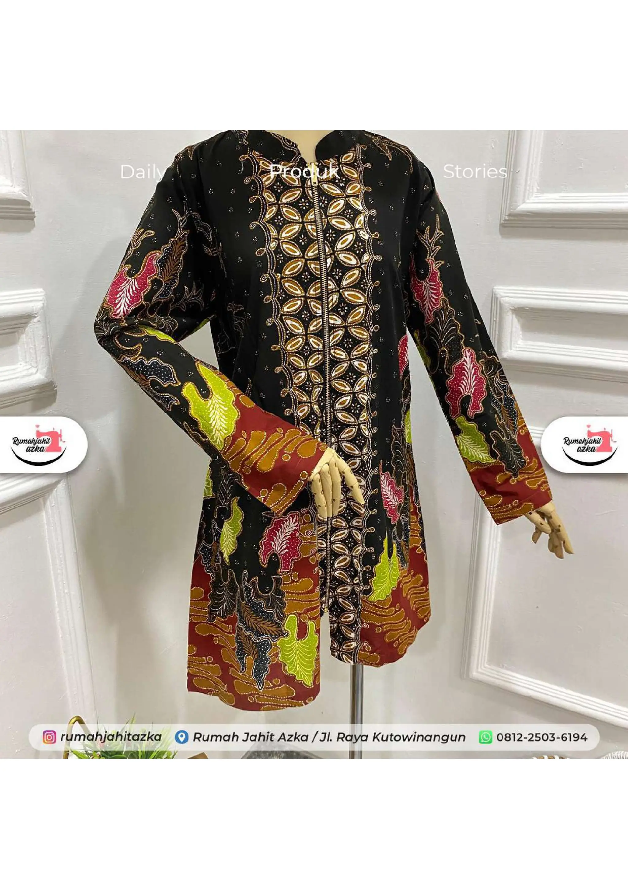 Tunik Batik Model Kekinian Rumah Jahit Azka | PDF