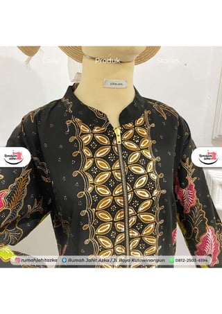 Tunik Batik Model Kekinian Rumah Jahit Azka | PDF