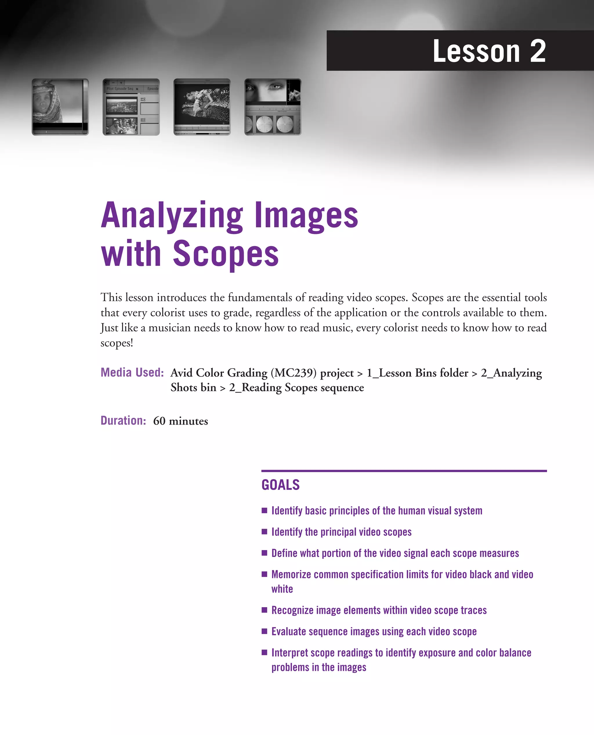 Color Grading with Media Composer® and Symphony™ 6 (Lesson 2) | PDF