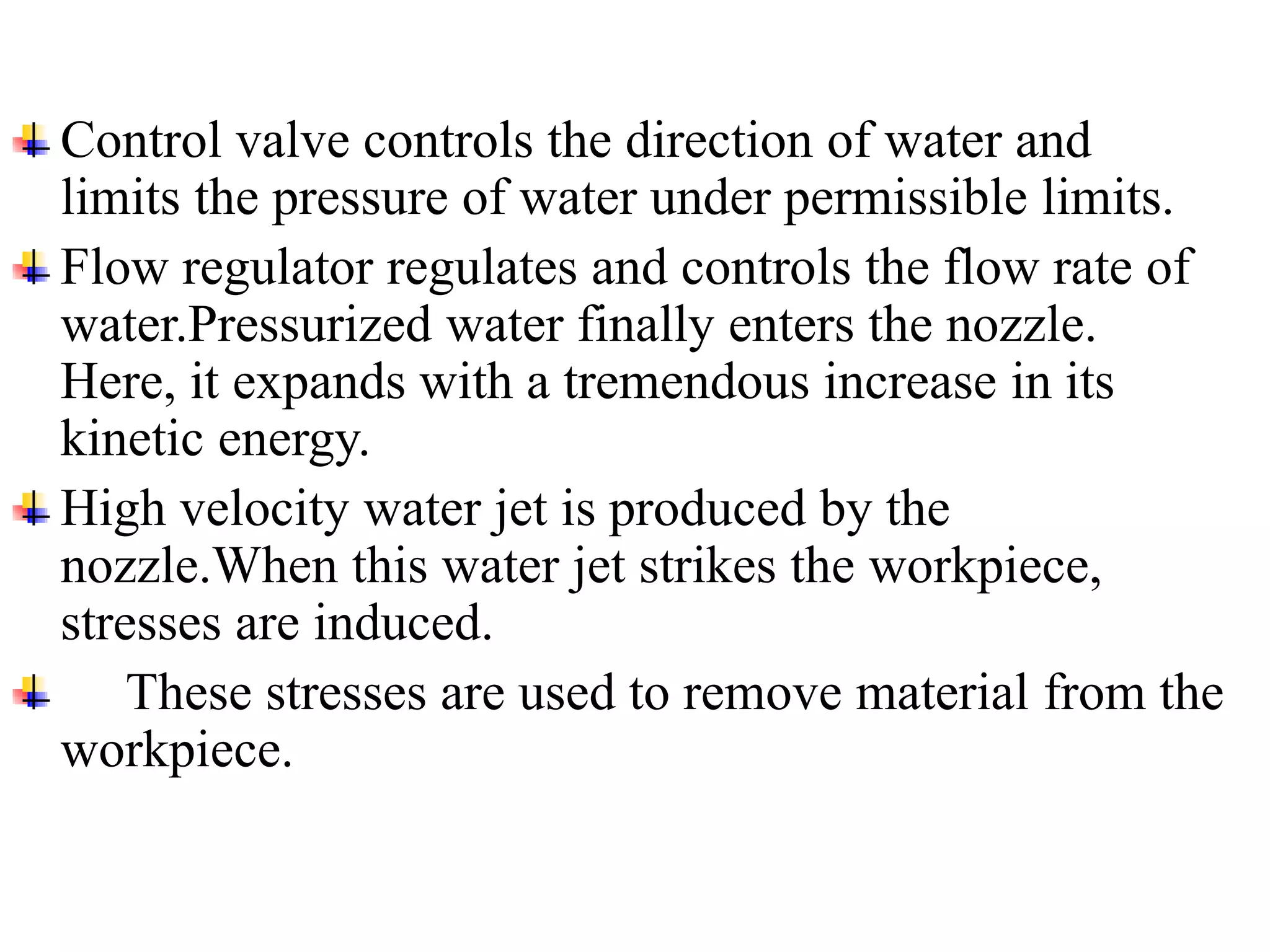 water jet machining | PPTX