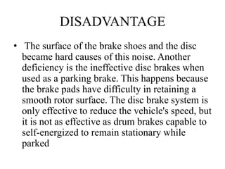 DISC BRAKE | PPTX