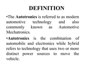 AUTOTRONICS | PPTX