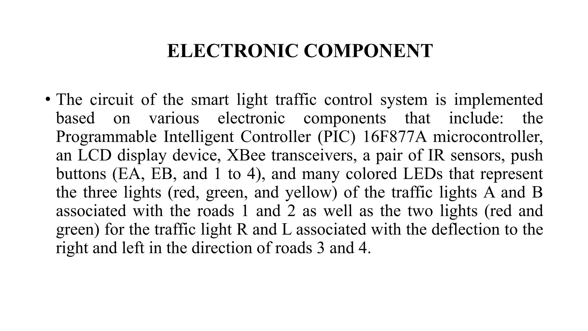 smart traffic light control system | PPTX