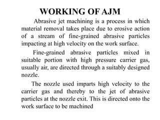 ABRASIVE JET MACHINING | PPT