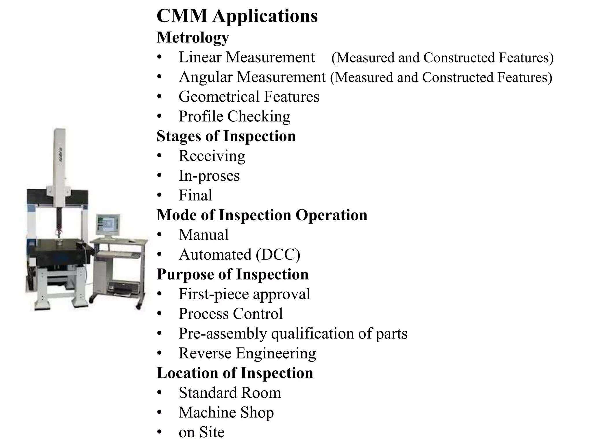 COORDINATE MEASURING MACHINE | PPT