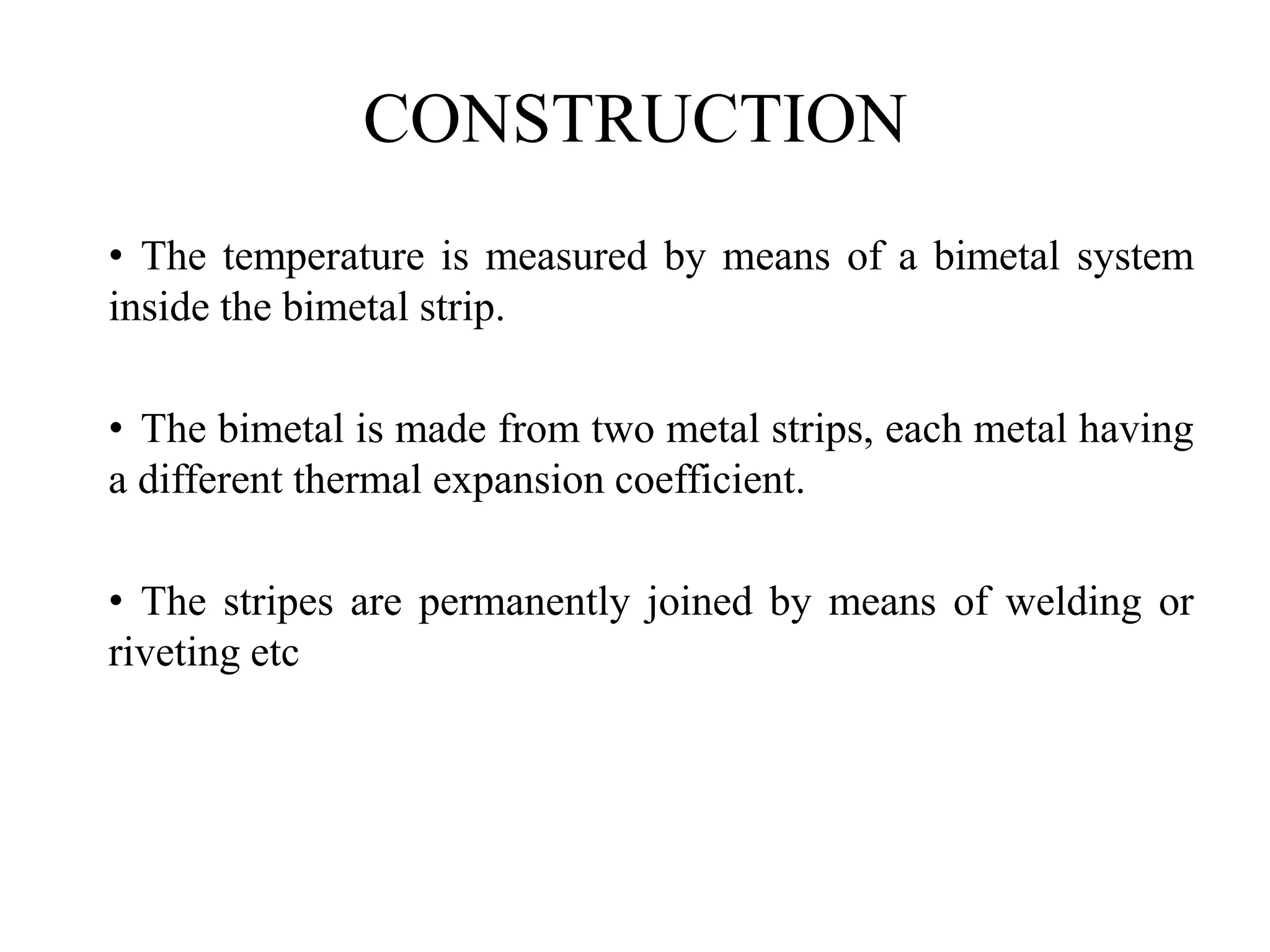 bimetallic strip | PPTX