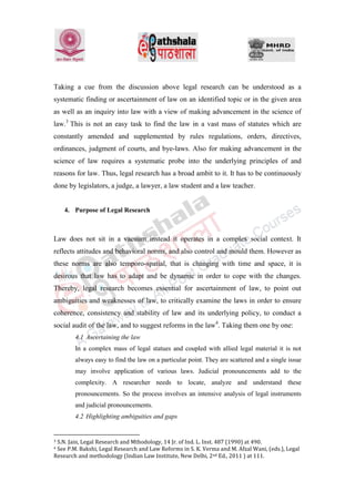 LEGAL RESEARCH LAW | PDF