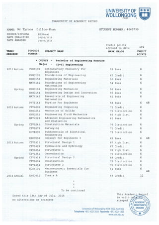 Academic Transcript | PDF