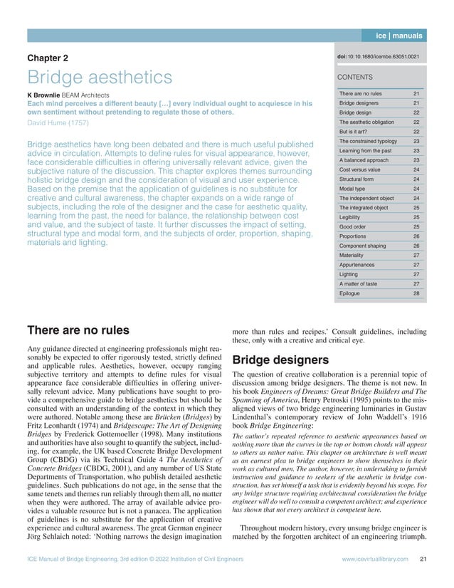 ICE Manual of Bridge Engineering (Third Edition) Gerard Parke | PDF