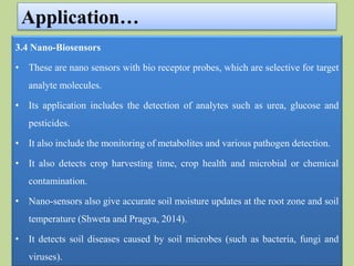 Senior seminar- Nanotechnology in Agriculture | PPTX