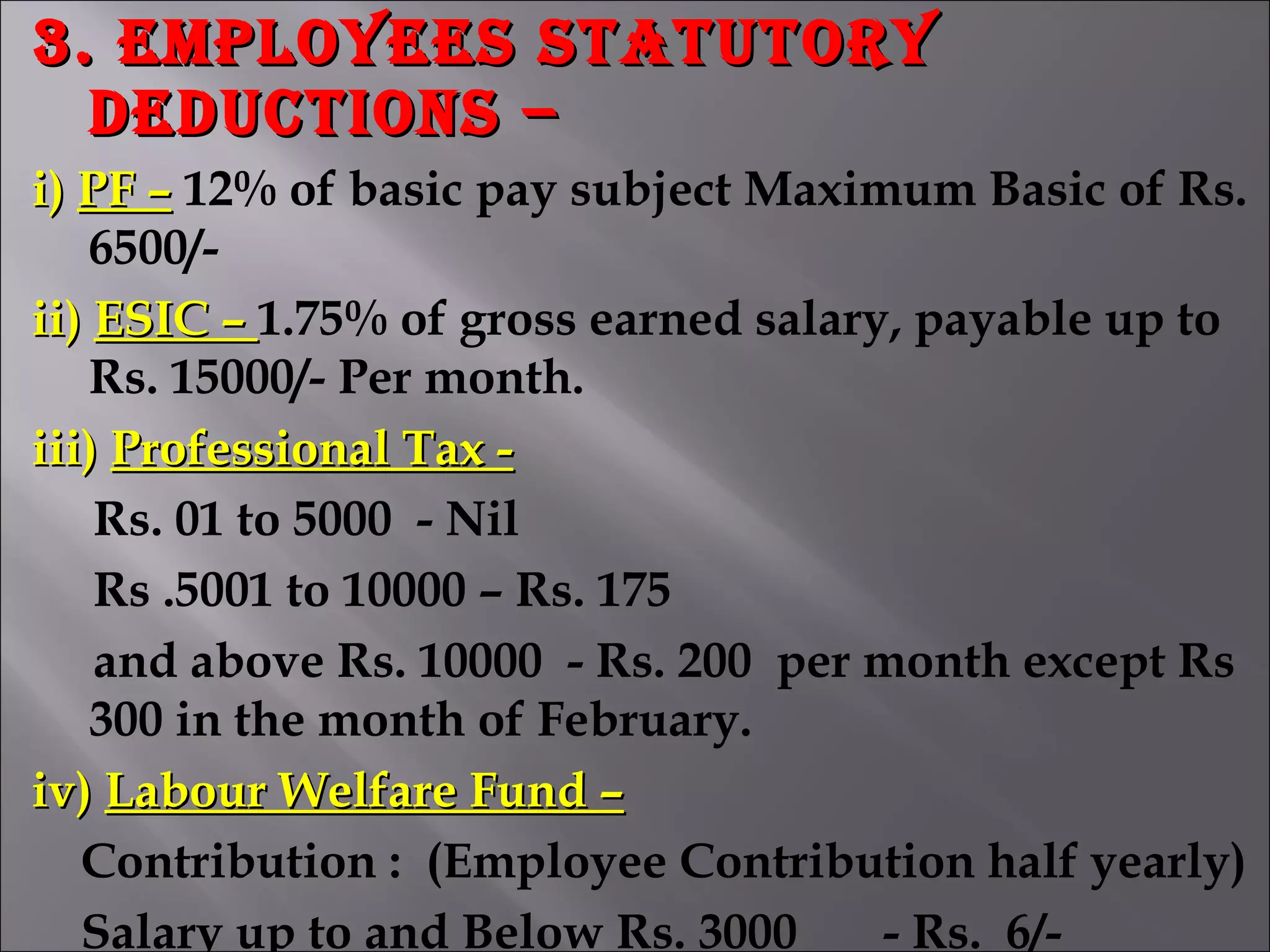 Statutory compliances _ppt made by HP HR | PPT