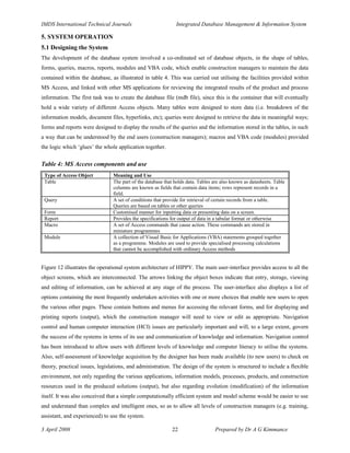 Integrated Information System for Construction Operations | DOC