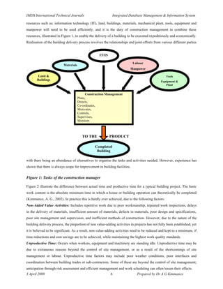 Integrated Information System for Construction Operations | DOC