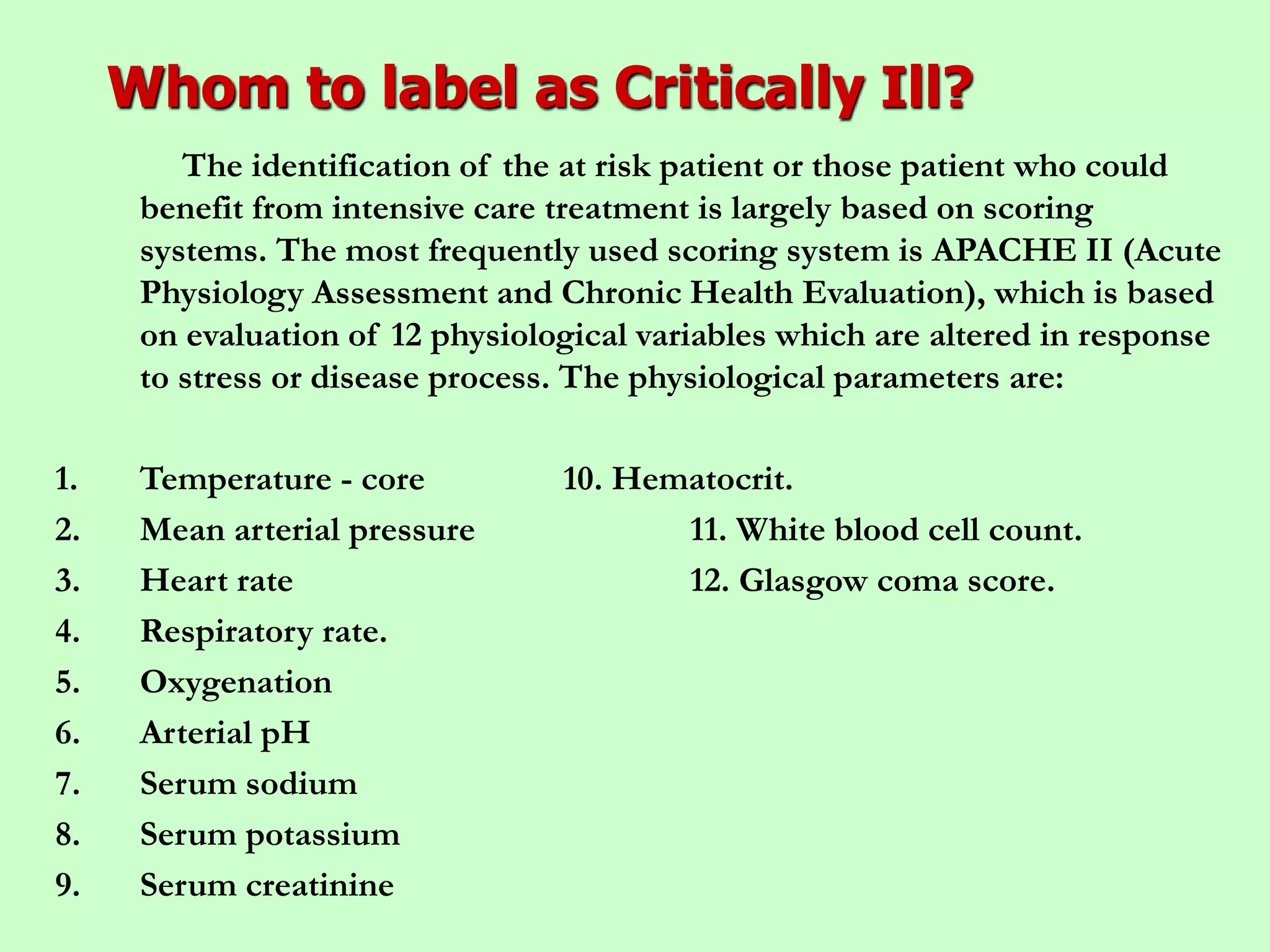 Monitoring Of Critically Ill Patientppt