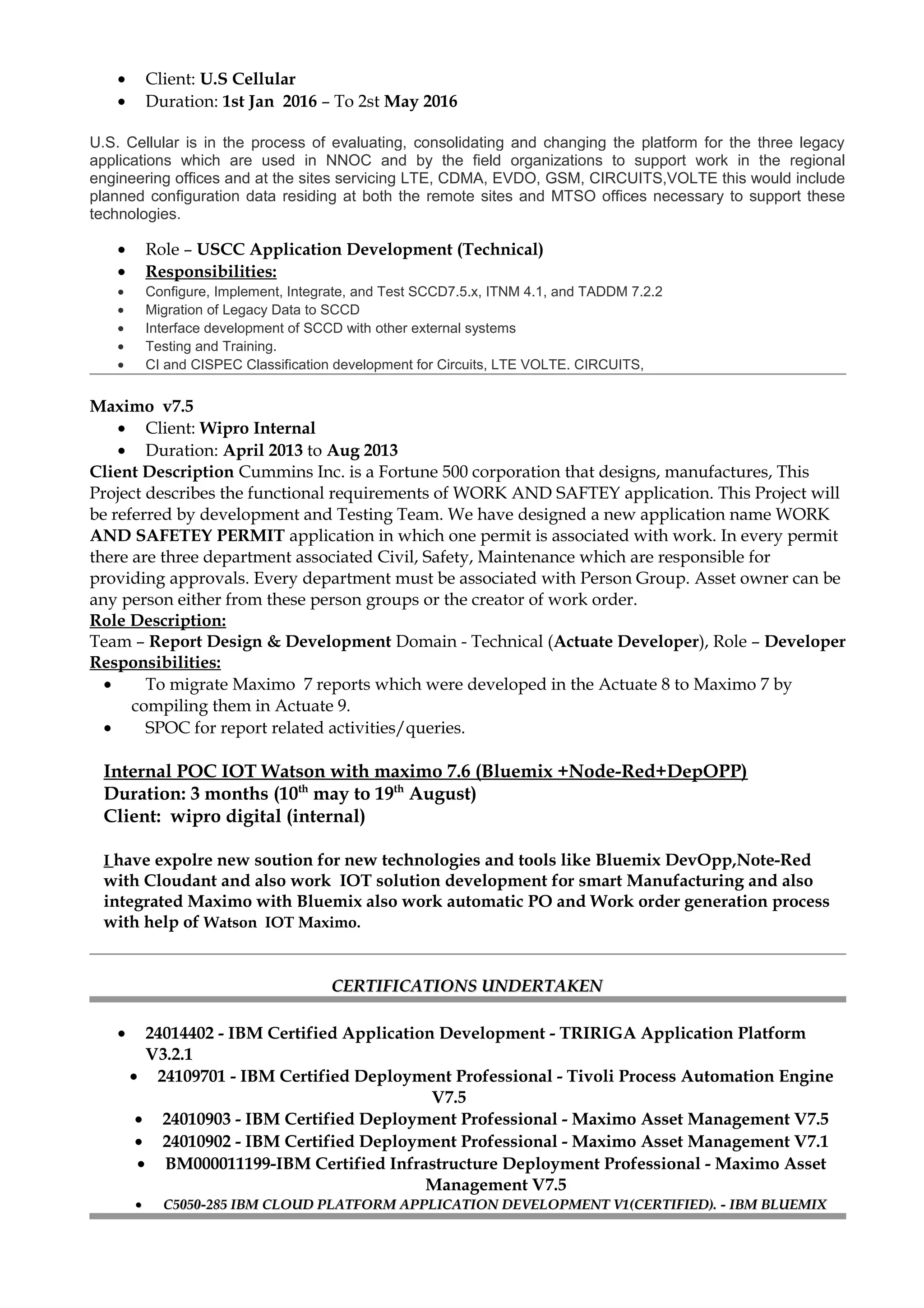 Rajendra Kumar Sahu_243535(Maximo 7 5 Certified ) | DOC