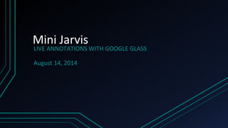 Mini Jarvis Final Presentation | PPTX