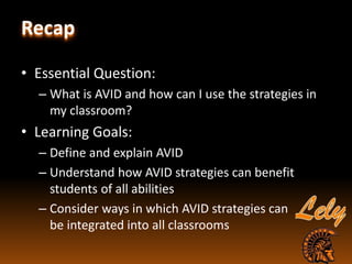 AVID Overview - Cornell Notes | PPTX