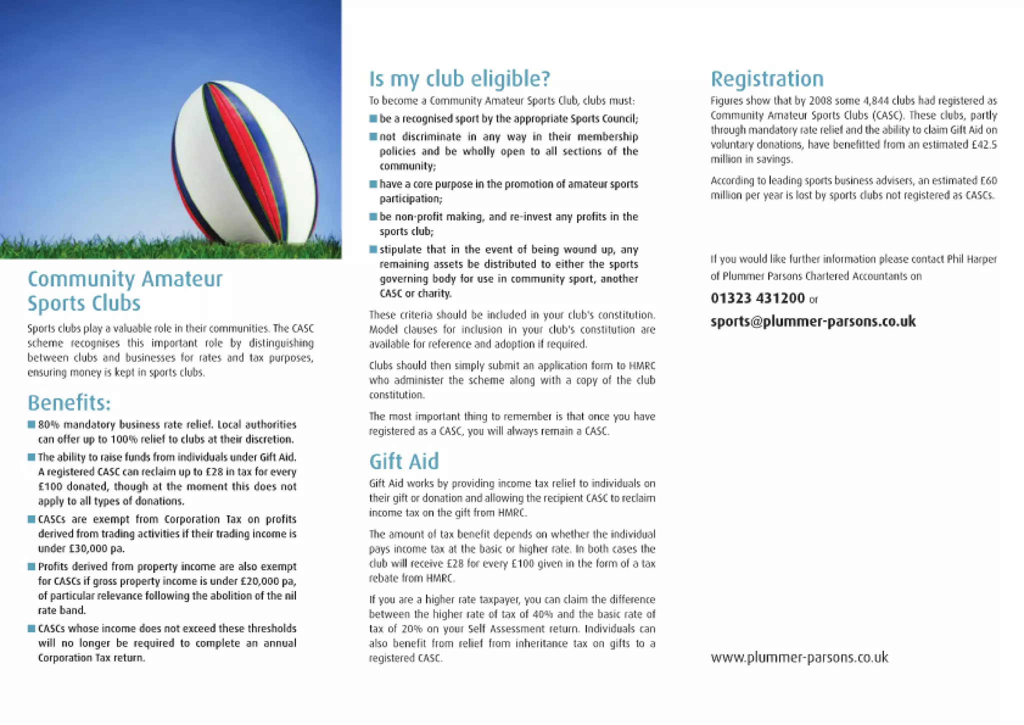 Plummer Parsons Casc Leaflet | PDF