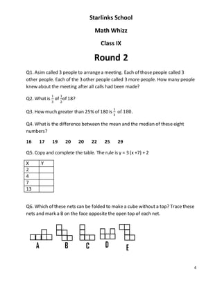 mathwhiz 9 | DOCX