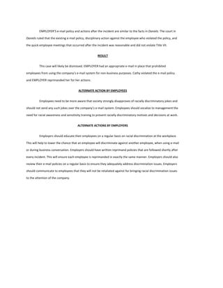 Fact Pattern Analysis | PDF