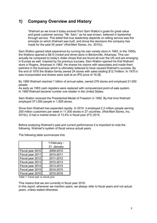 Walmart_Financial Analysis_final version | PDF