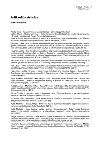 Hirvonen Jukka articles | PDF