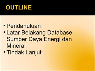 01-Revisi Pengelolaan Database SDEM-BALI | PPT