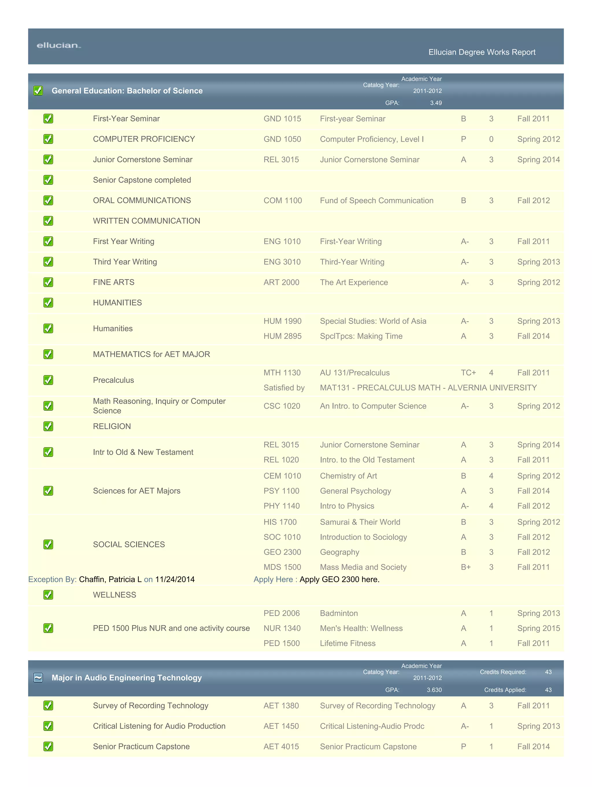 Willing - Grade Sheet | PDF