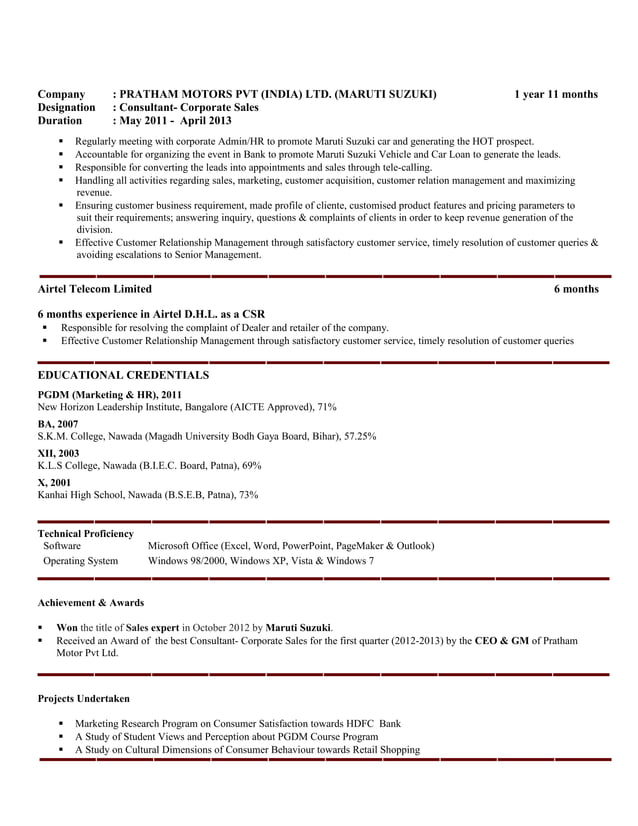 Dhiraj Resume | PDF