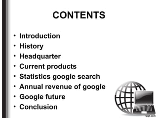 Google presentation | PPT