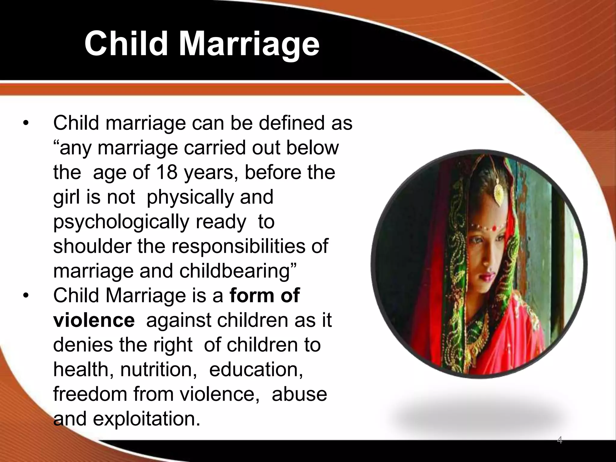 Child marriage in Bangladesh | PPTX