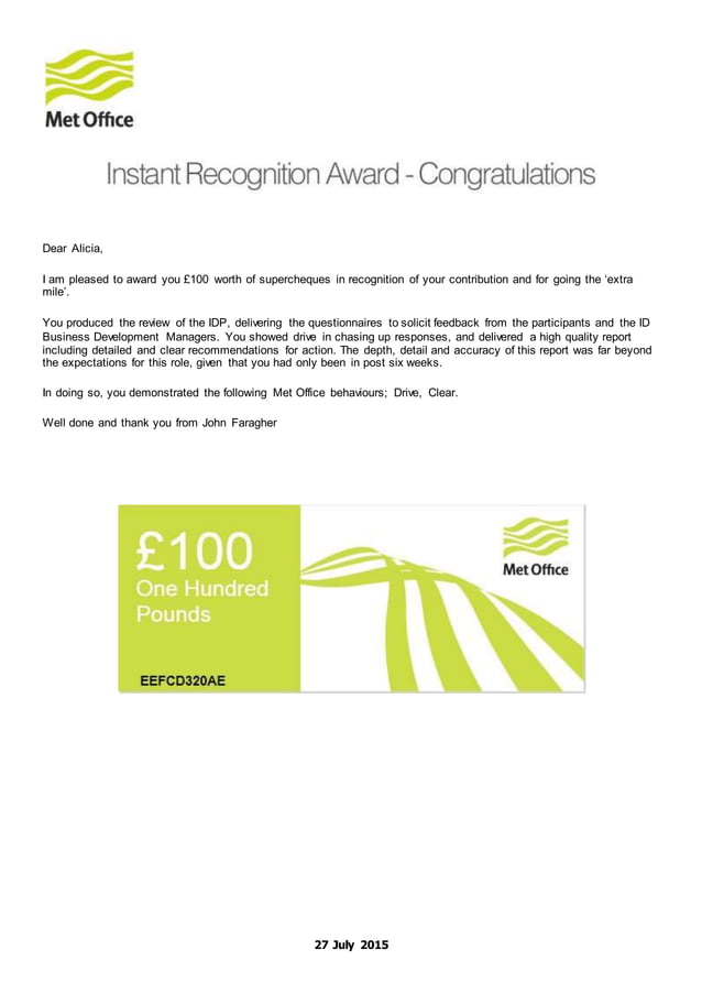 Instant Recognition Award-Congratulations MO-2015 | DOCX